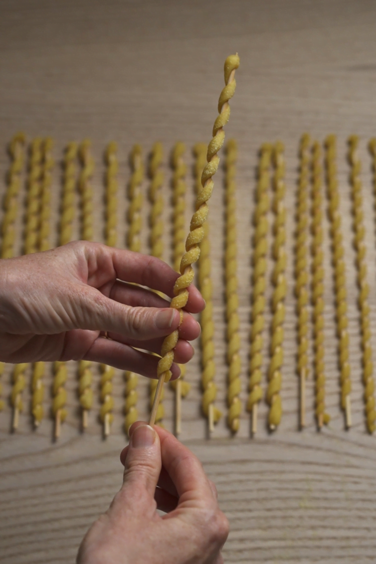 Homemade Long Fusilli Pasta - Dakota Ovdan