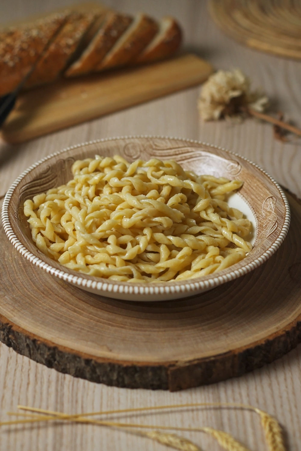 Homemade Long Fusilli Pasta - Dakota Ovdan