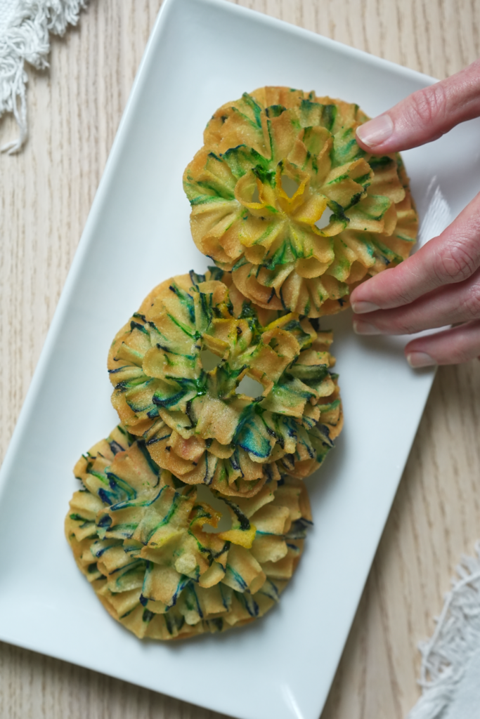 Vegan Rosette Cookies - Dakota Ovdan